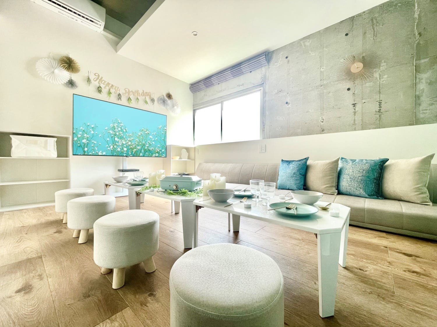 コスパ最強🌻65型TV/大人気ゲーム機＆動画視聴/ボドゲ＆マダミス/女子会・推し会/タコパ/デザイナーズ空間の写真10