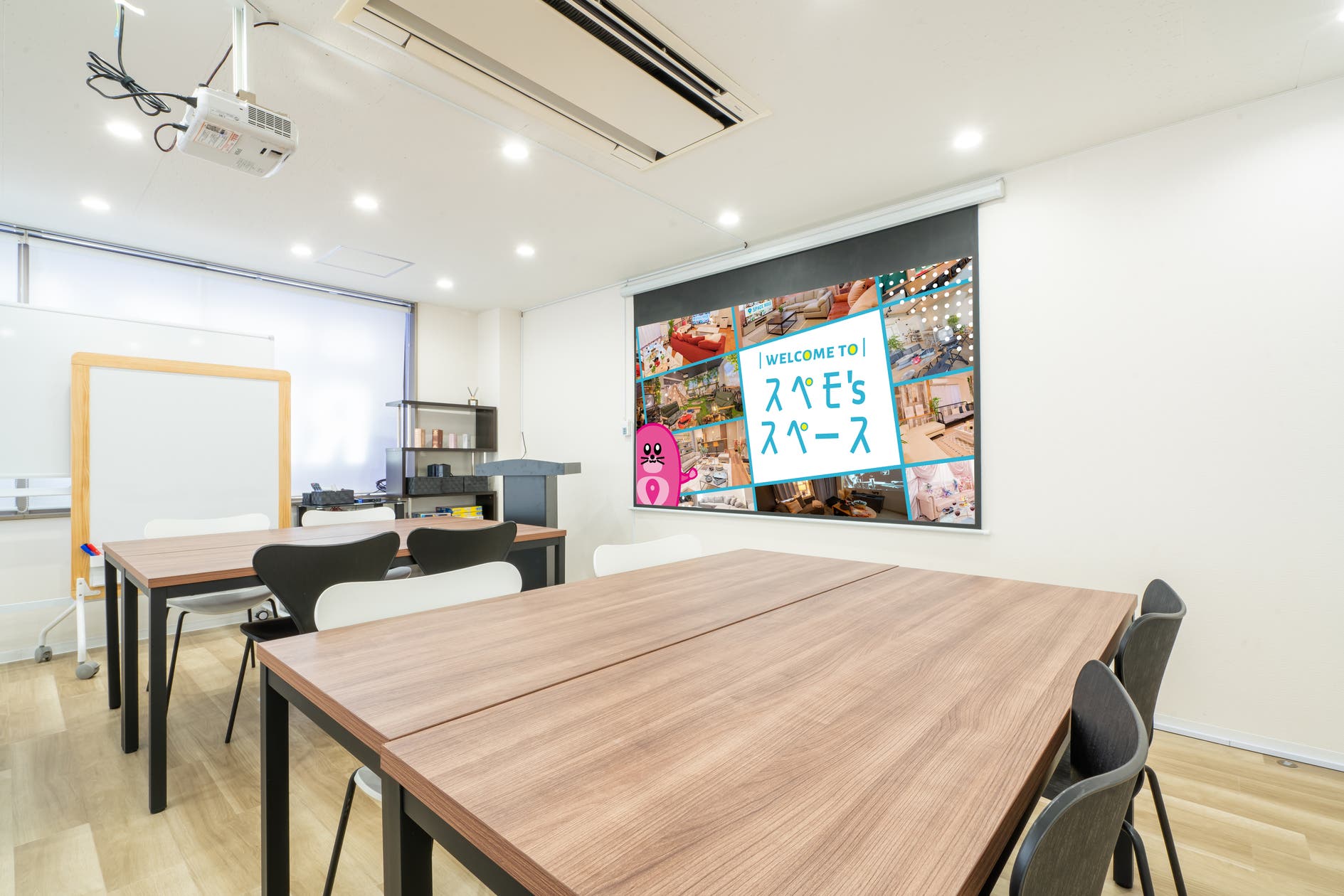 スペモ📚駅徒歩1分🚶使い勝手抜群🍀100㌅ｽｸﾘｰﾝ📽417_THE-GREEN-WORKS大阪枚方_SPACE-Aの写真7