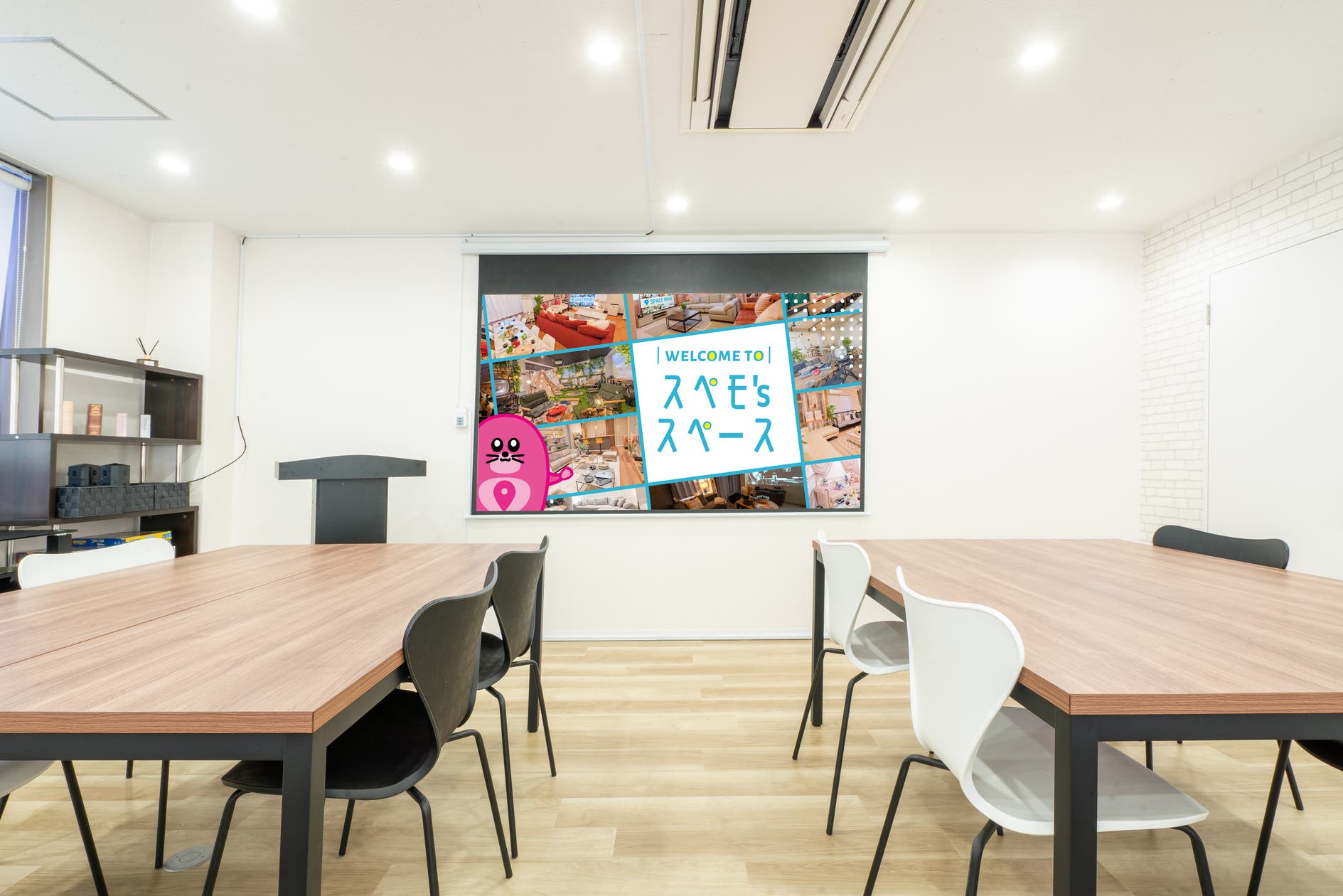 スペモ📚駅徒歩1分🚶使い勝手抜群🍀100㌅ｽｸﾘｰﾝ📽417_THE-GREEN-WORKS大阪枚方_SPACE-Aの写真10