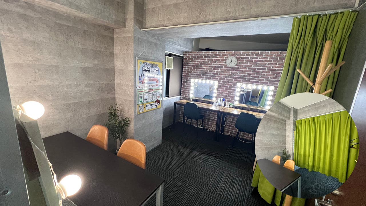 白ホリゾント＆女優ミラーつき個室メイクルーム＆同録にもオススメの撮影スタジオ📸の写真9