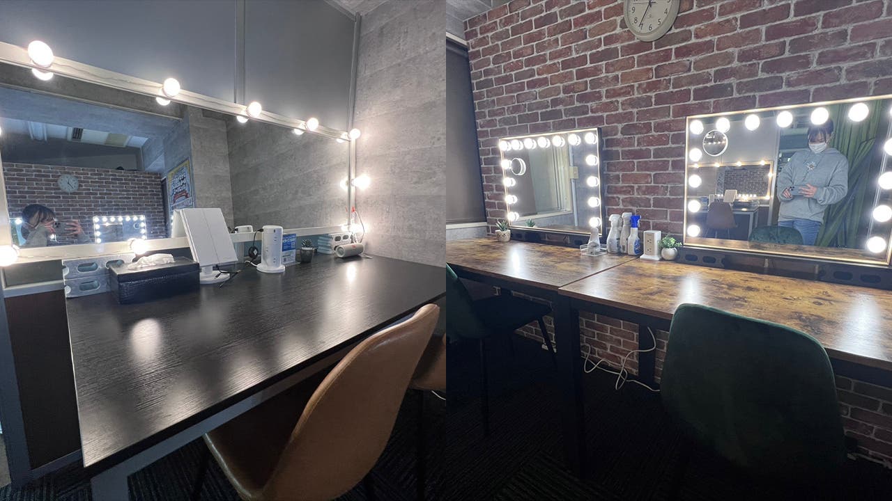 白ホリゾント＆女優ミラーつき個室メイクルーム＆同録にもオススメの撮影スタジオ📸の写真10