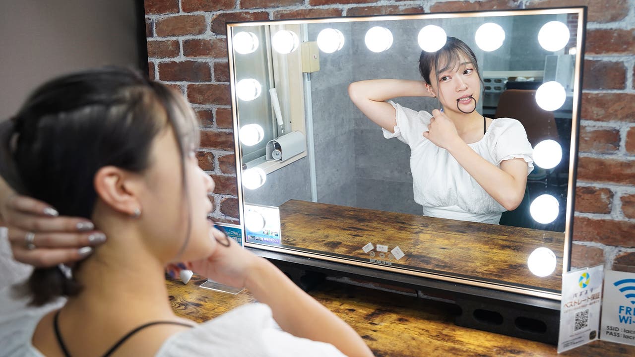 白ホリゾント＆女優ミラーつき個室メイクルーム＆同録にもオススメの撮影スタジオ📸の写真11