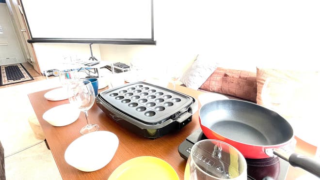 【U-SPACE立川2】100㌅大画面📺大人気ゲーム機🎮Netflix視聴可🎬焼肉🍖たこパ🐙ゴロゴロ💤 鑑賞会🎥の写真6