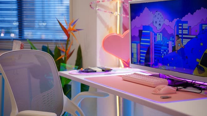 桜川駅5分(難波1駅)白系シティーポップ💜ネオンかわいい/写真撮影TikTok生誕など🤩の写真10