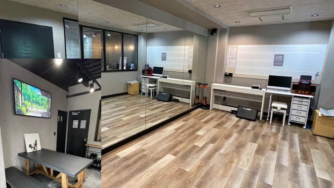 全面鏡スタジオ◆カフェラウンジ◆ダンス/楽器/Wi-Fi有/POPUP/配信/レッスン/ミーティング可能◆西国分寺駅◆小型🅿︎の写真1