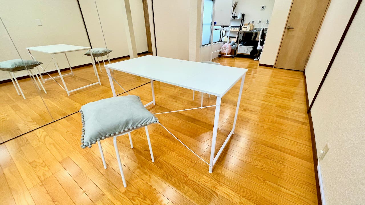 ✨桃井原っぱ公園そば、大きな鏡有✨サロン🌸ヨガ🧘‍♀️お教室📚ママ会💐テレワークにもの写真6