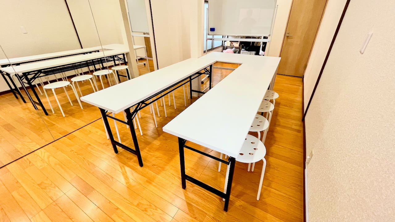 ✨桃井原っぱ公園そば、大きな鏡有✨サロン🌸ヨガ🧘‍♀️お教室📚ママ会💐テレワークにもの写真9