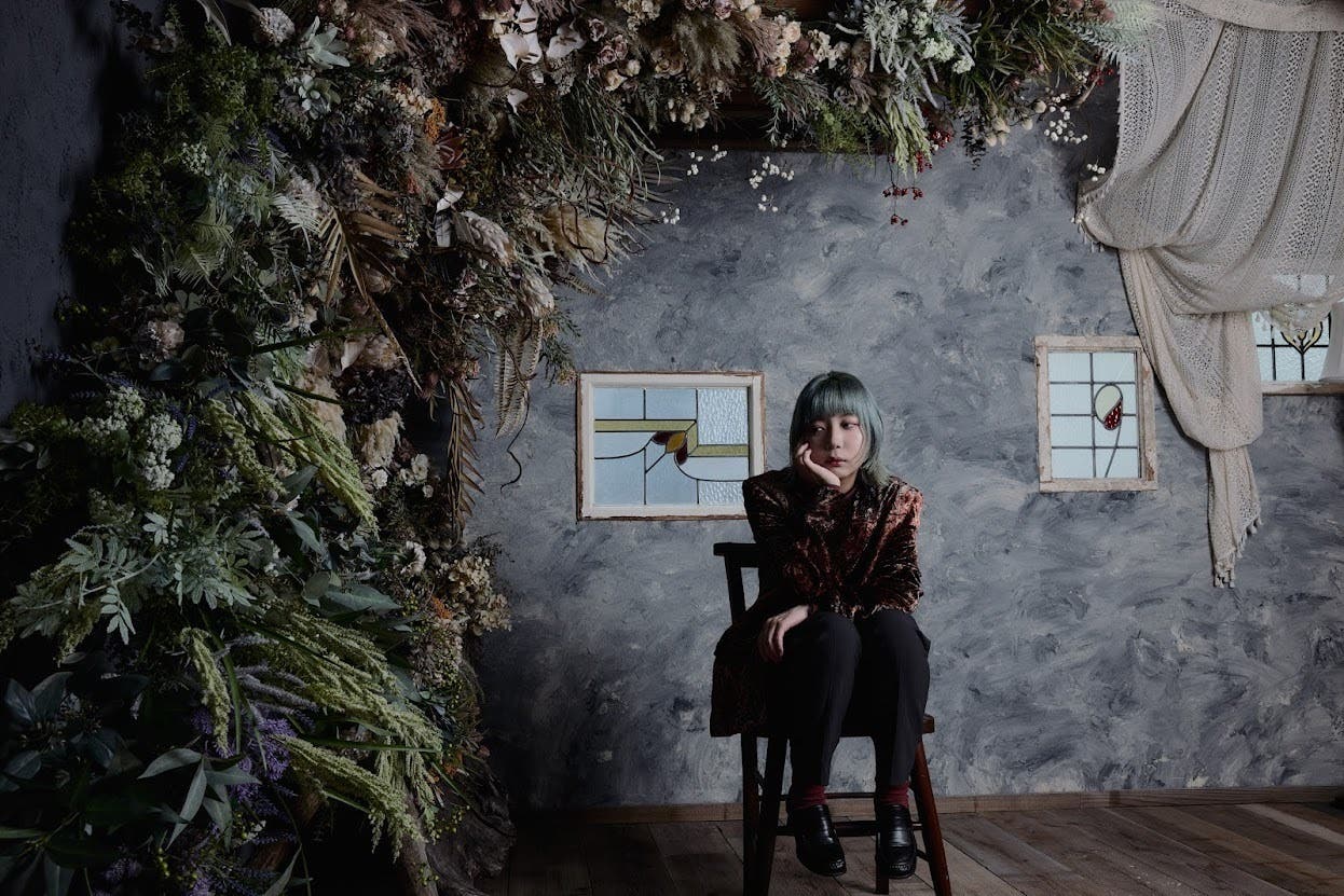 【4m超えドライフラワー造形】本格的撮影スタジオ｜漆喰壁｜レンガ壁｜カーテン装飾｜カフェ板｜タイル床｜アパレル｜背景×10の写真14