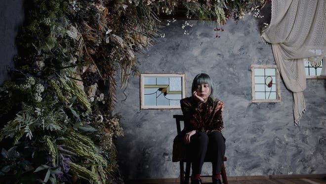 【4m超えドライフラワー造形】本格的撮影スタジオ|漆喰壁|レンガ壁|カーテン装飾|カフェ板|タイル床|アパレル|背景×10の写真14