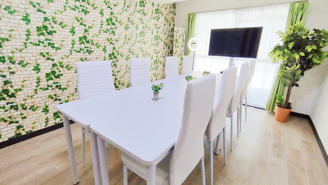 〈JOY博多2〉【博多駅5分/定員12名】無料WiFi/ビジネス/レッスン/ボードゲーム/ミートアップ/撮影収録の写真1