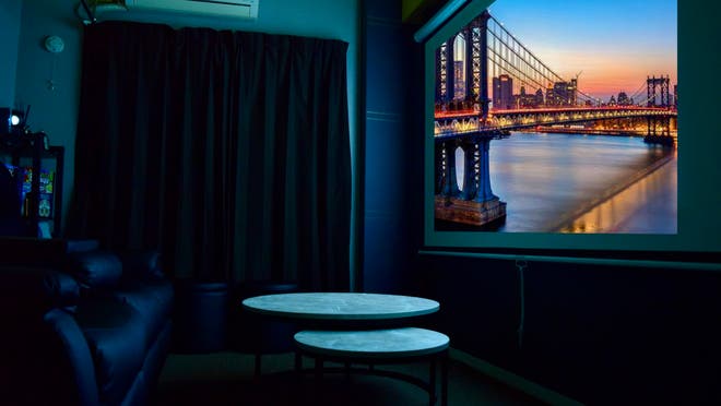 🎉プライベートシアタールーム🎬本格スクリーン🎞️映画デート🍿地デジ📡DVD📀寝落ち必至リクライニングソファ😪の写真2