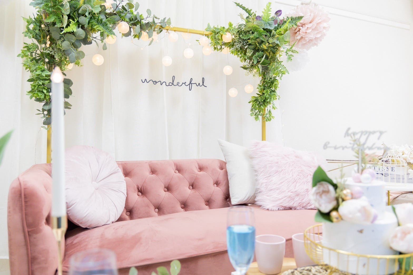 💖ピンク基調💙心斎橋4分❣️最大12名🙆‍♀️推し活🍀大画面ﾃﾚﾋﾞ🎬パーティー🥂女子会🎀Katy心斎橋の写真5