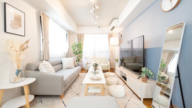 🎊10月OPENセール🎊😆超特大65インチTV📺【 新福島駅2分🚶】パーティ🛋️映画鑑賞/🎀推し活/👑ママ会にピッタリ👑の写真1