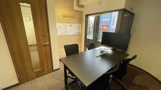 【1名利用専用】【高田馬場駅徒歩1分】4名会議室(RoomC)の写真3