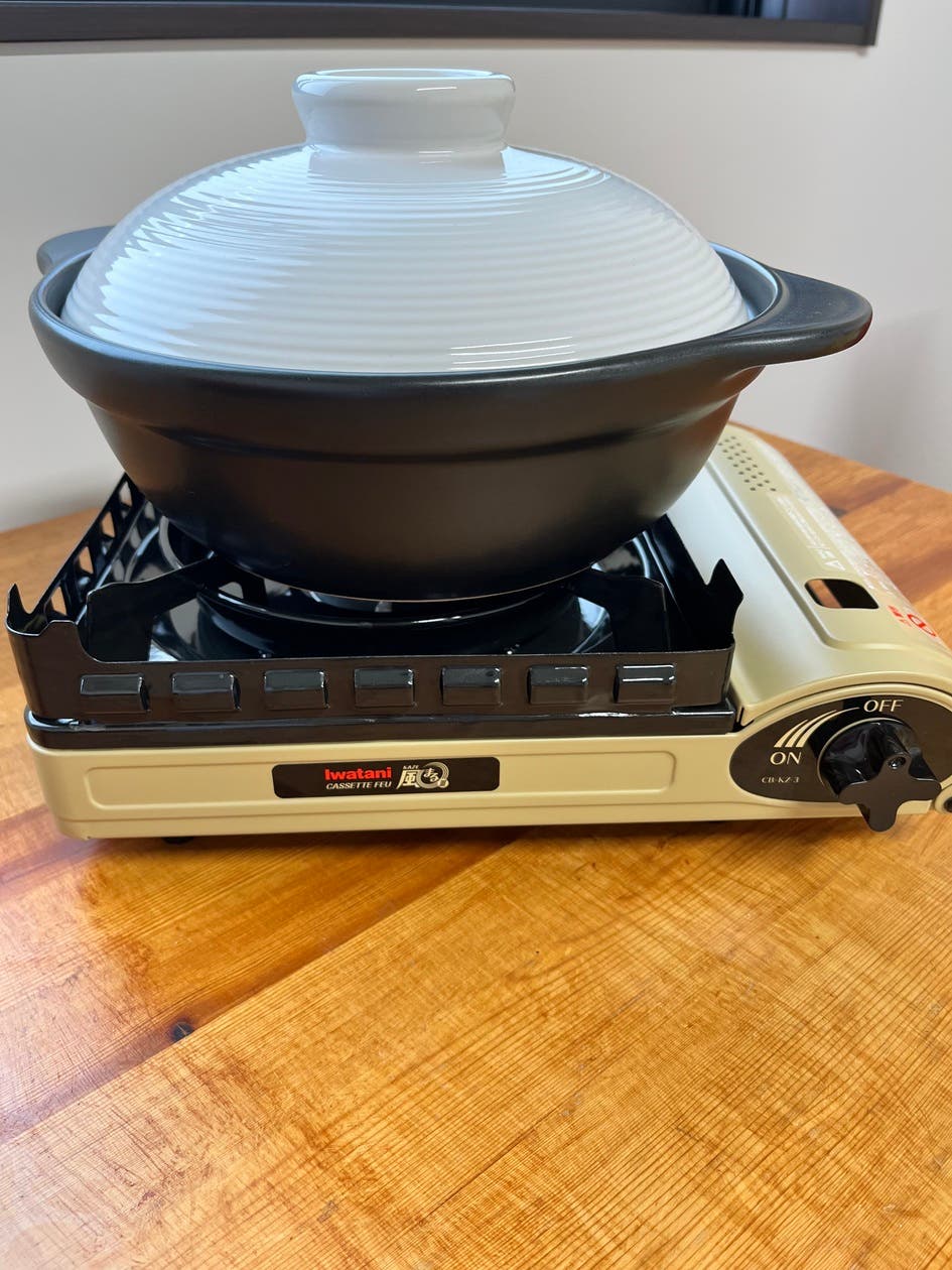 お鍋➕コンロ（ガス一本付）セットの画像1