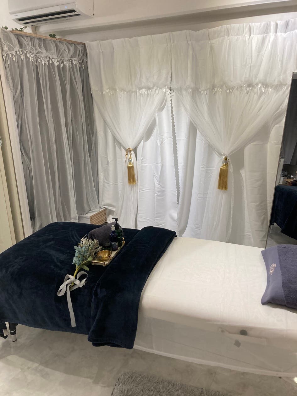 恵比寿プライベートサロン🧖🏻‍♀️清潔感あふれる高級個室の施術スペース✨【恵比寿駅　西口徒歩2分】の写真5