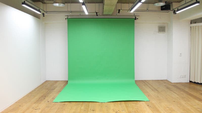 クロマキー背景紙 グリーン色 (2.7m幅)の画像1