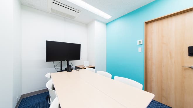 【名古屋の伏見駅徒歩1分】定員6名-モニター含む備品・高速Wi-Fi無料!701会議室の写真6