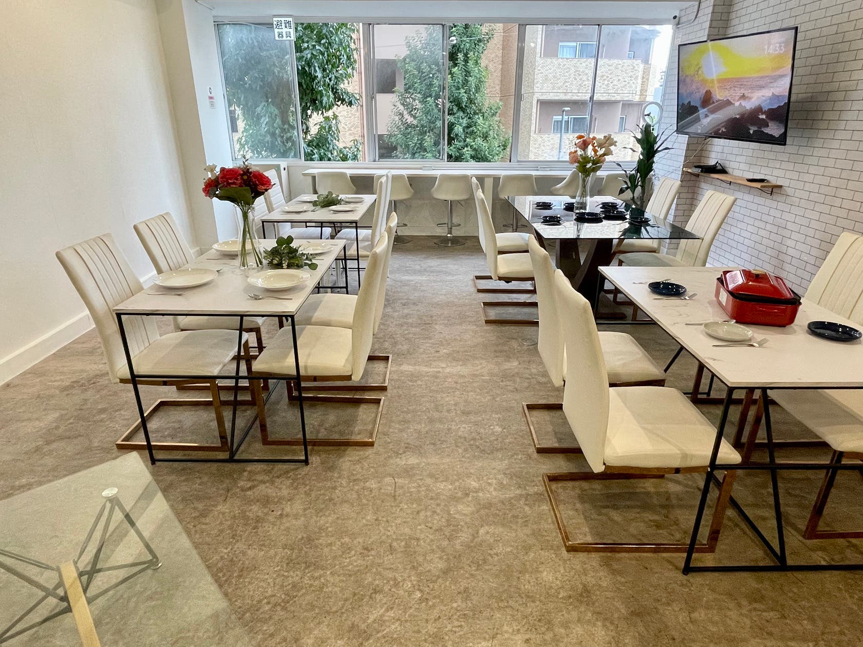 ＜メトロミニッツ金山＞30名✨金山駅徒歩5分🚶‍♀️光回線/55型TV/無料キッチン　パーティー・セミナー・イベント人気👑の写真20