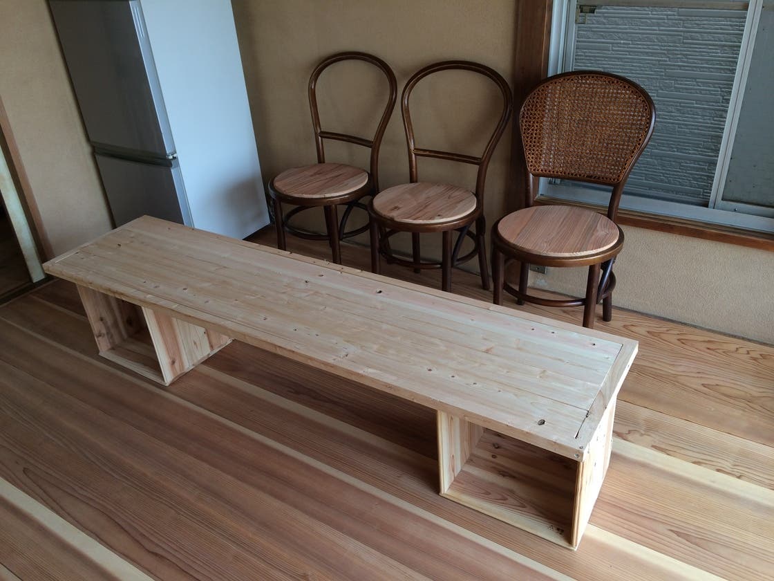 6畳・西荻窪　レンタルスペース　三つ枝商店2F　ゆっくりどう　／　西荻窪　レンタルスペース　無垢フローリング（杉）の写真7