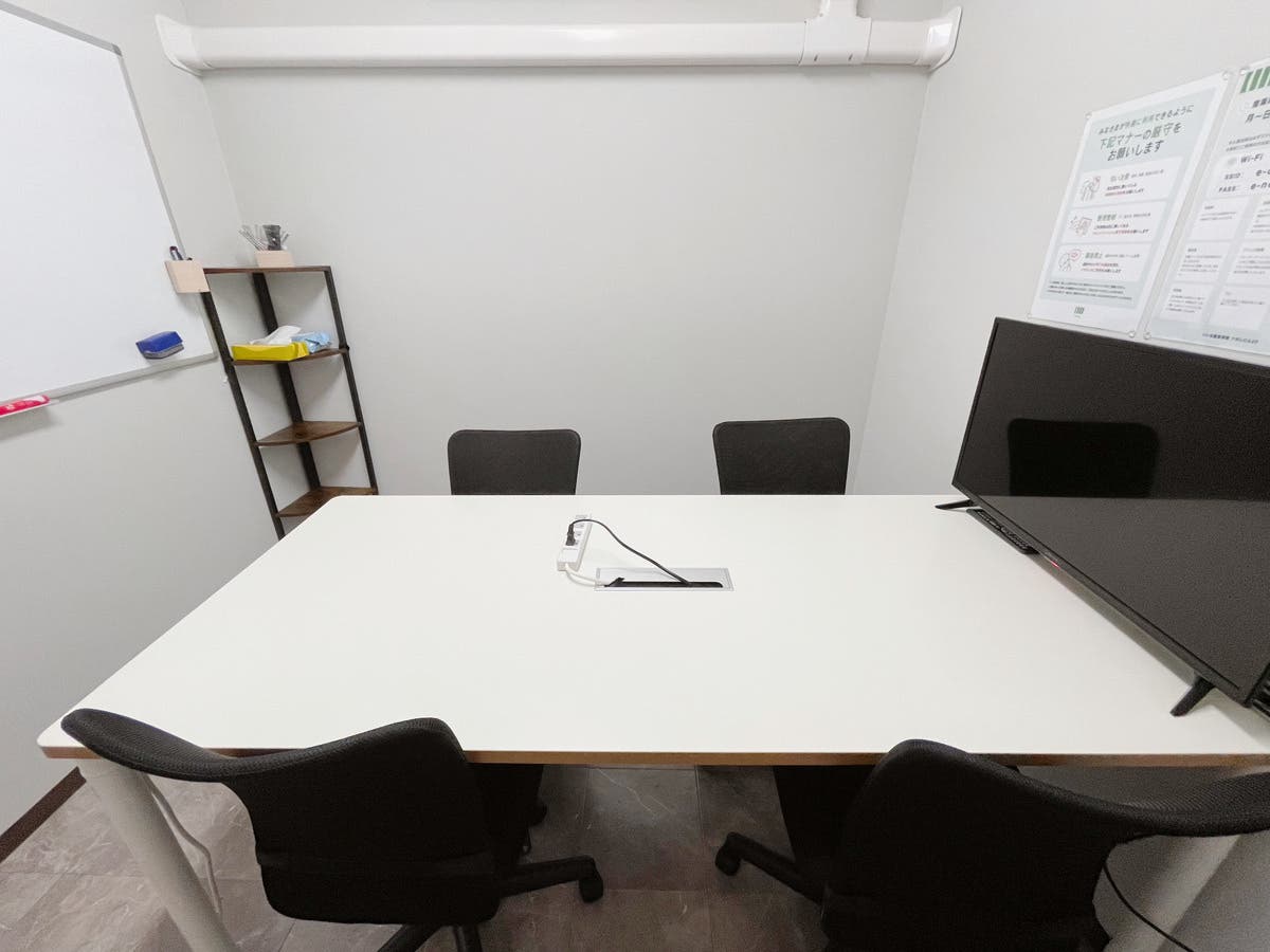 【1名利用プラン】原宿駅徒歩1分！4名会議室（RoomB）の写真5