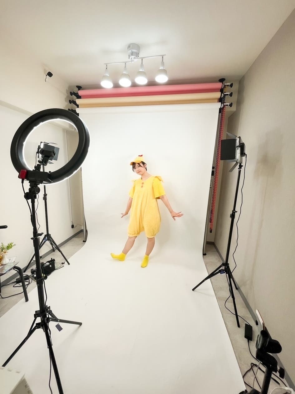 🎉池袋5分の貸切撮影スタジオ★３色カラー背景紙★アニメイトすぐ★撮影機材無料★コスプレ★SNS・YouTube撮影★の写真10