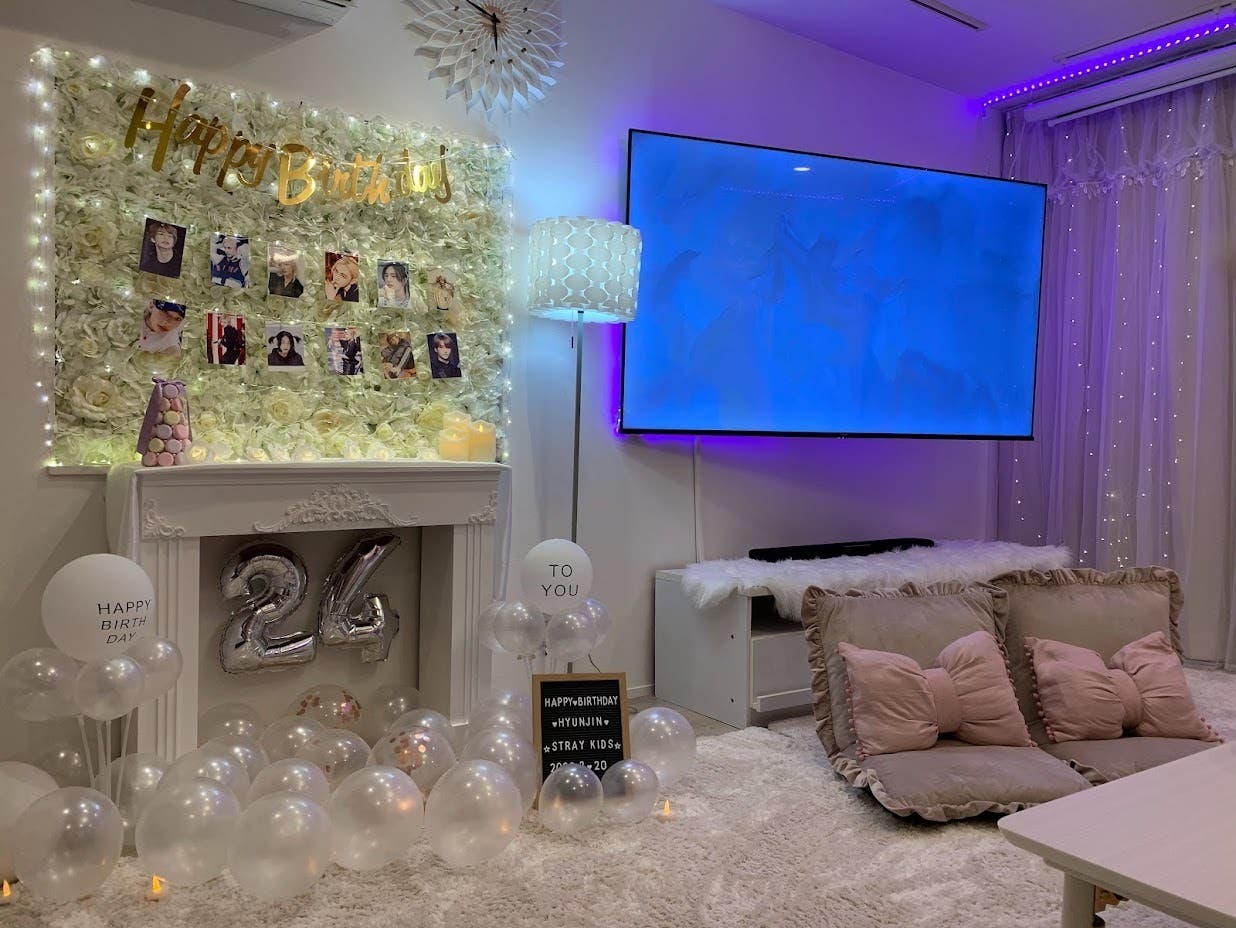 【🎀女性専用🎀お子様🚫・男性🚫】推し活応援！75型大画面TV・120㌅プロジェクター　コリアタウン1分　毎回清掃✨の写真12