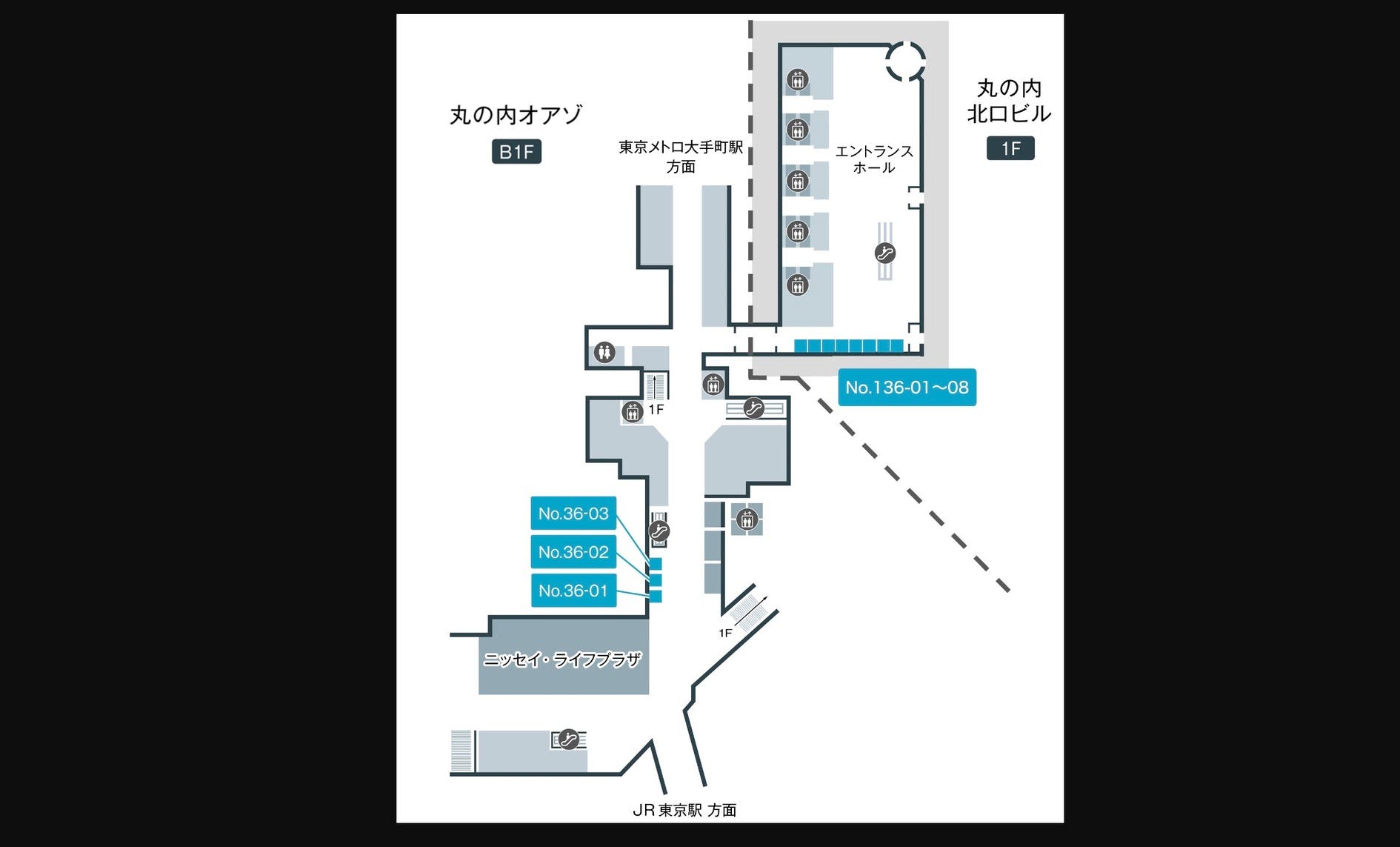 【テレキューブ】丸の内オアゾ (丸の内北口ビル内)の個室型ワークブース（136-02）です。の写真3
