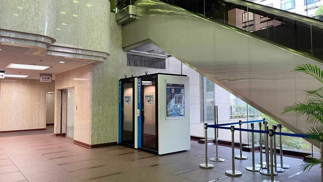 【テレキューブ】名古屋広小路ビルヂングの個室型ワークブース(195-02)です。視線と音を遮る、プライベートな集中環境。の写真1