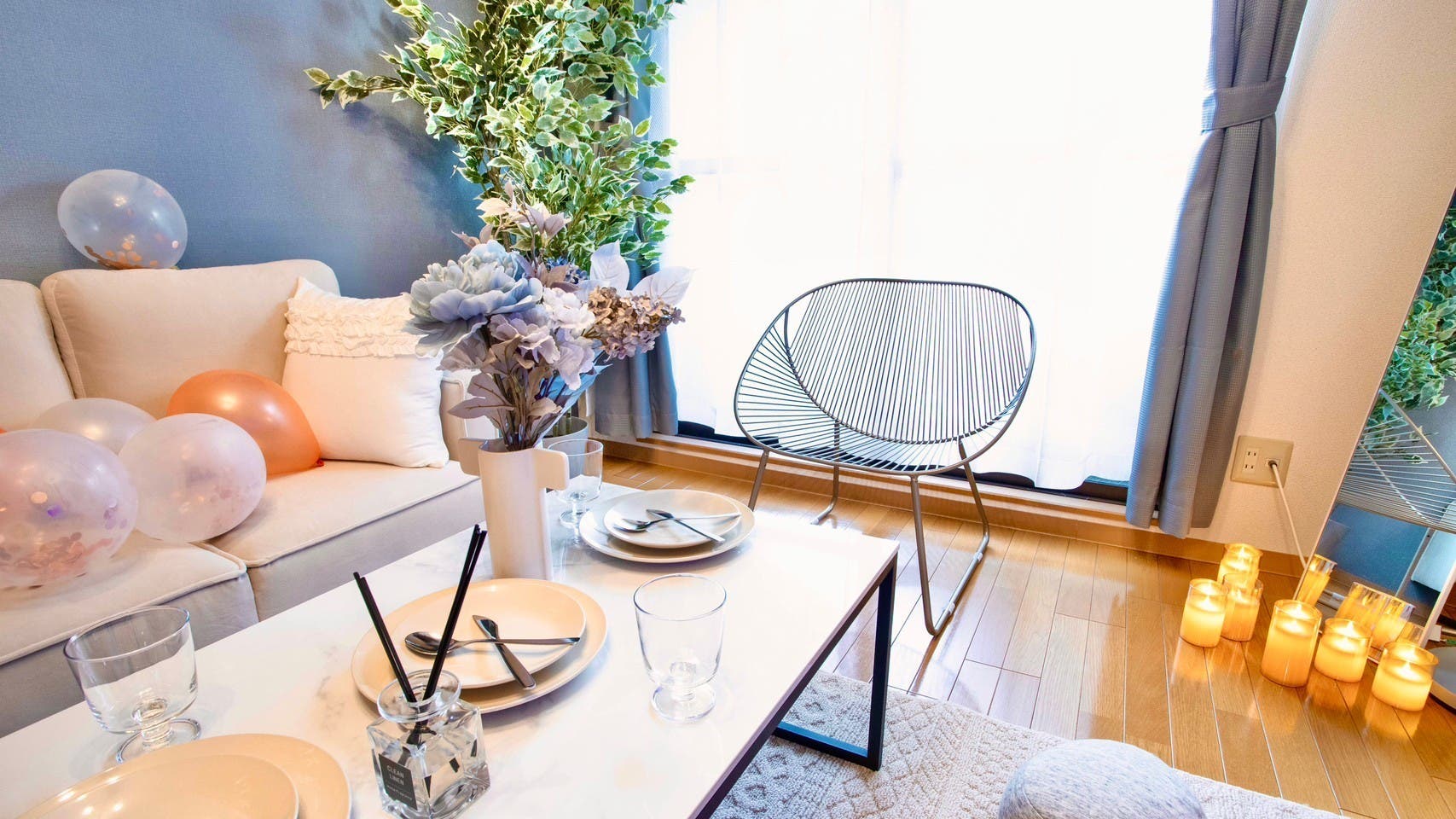 🎊10月OPENセール🎊😆超特大55インチTV📺【 新福島駅4分🚶】パーティ🛋️映画鑑賞/🎀推し活/👑ママ会にピッタリ👑の写真9