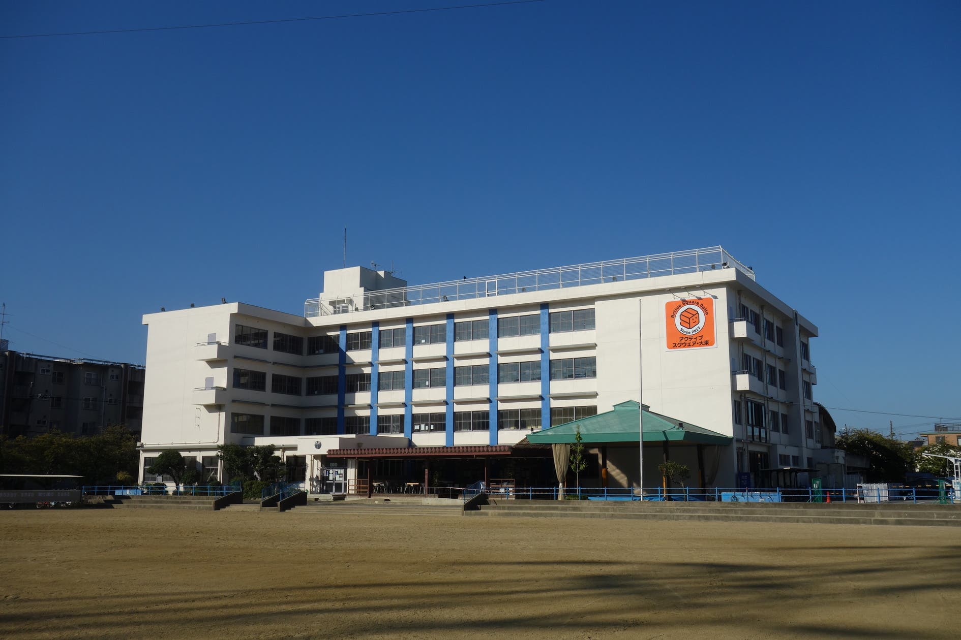 ＜廃校の屋上＞　小学校の屋上で撮影ができるねん！の写真10