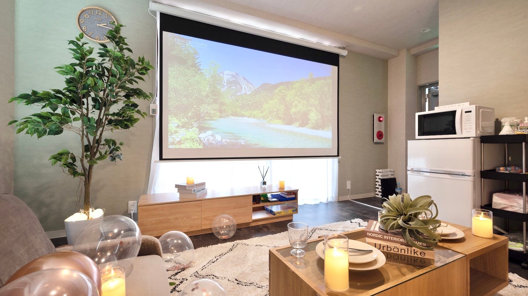 〈✨デート/女子会大人気💕〉サンキタ広場1分🚶オトナの隠れ家🤍大迫力100㌅プロジェクター🎬安心のレビュー満足感👑の写真9