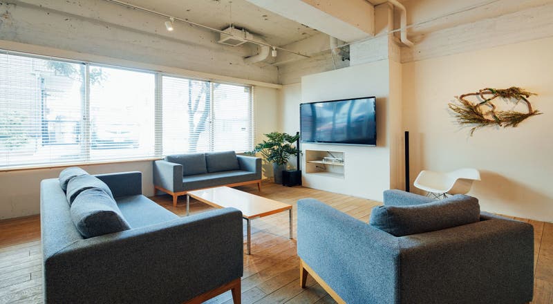 【上野・根津】HOTEL GRAPHY　ラウンジ、キッチン、ダイニング