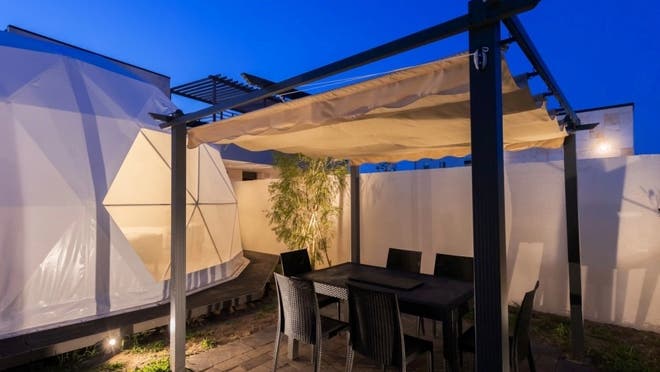 ガーデンスイートドーム≪type B≫気軽にグランピング体験!女子会、バーベキューBBQ、撮影、パーティーに最適!の写真3