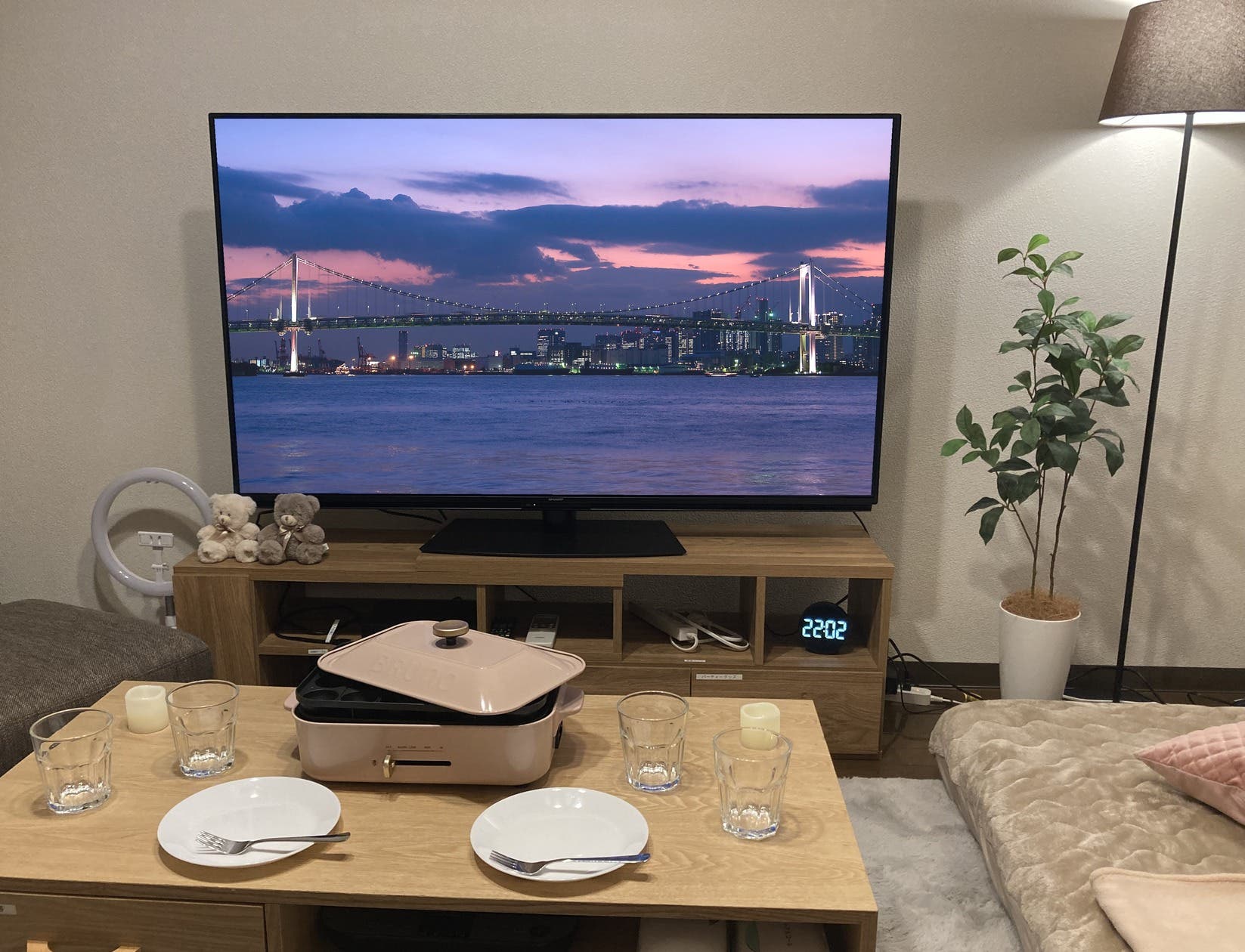 駅徒歩５分❣禁煙🚫60インチ大画面/映画・動画鑑賞会/Wi-Fi有✨デート💕女子会🥰子連れ👌の写真4