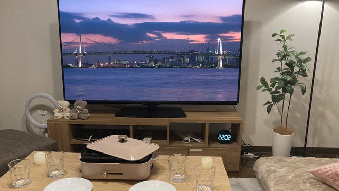 駅徒歩5分❣禁煙🚫60インチ大画面/映画・動画鑑賞会/Wi-Fi有✨デート💕女子会🥰子連れ👌の写真4