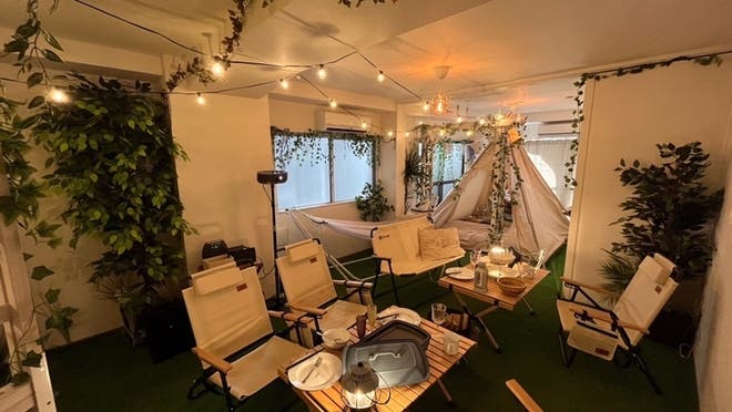 気温☀️や天気☔️を気にせずBBQ🏕100㌅プロジェクター✨たこパ/歓送迎会/忘年会【スーパー1分】の写真6