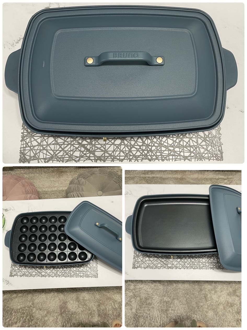 BRUNO調理器、大人気のネイビーカラー（たこ焼き器、プレート）の画像1