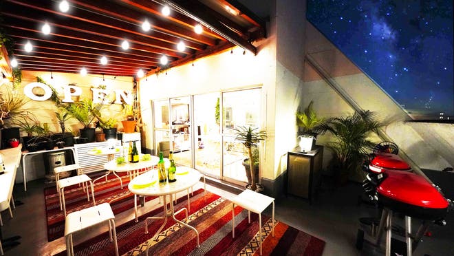 T【渋谷、原宿徒歩6分】ルーフトップ!大人気!BBQ!グランピング!換気!✨ルーフトップ/パーティー/誕生会の写真1