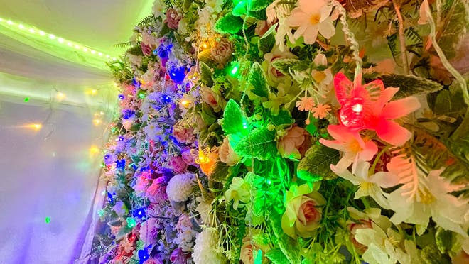 フロアにこのスペースだけ🔥駅1分✨お花の幻想的空間🌸🌌大人気ゲーム🎮プロジェクター🎥飲み会🥂パーティー🎉24H🏪デート💕撮影📸の写真9