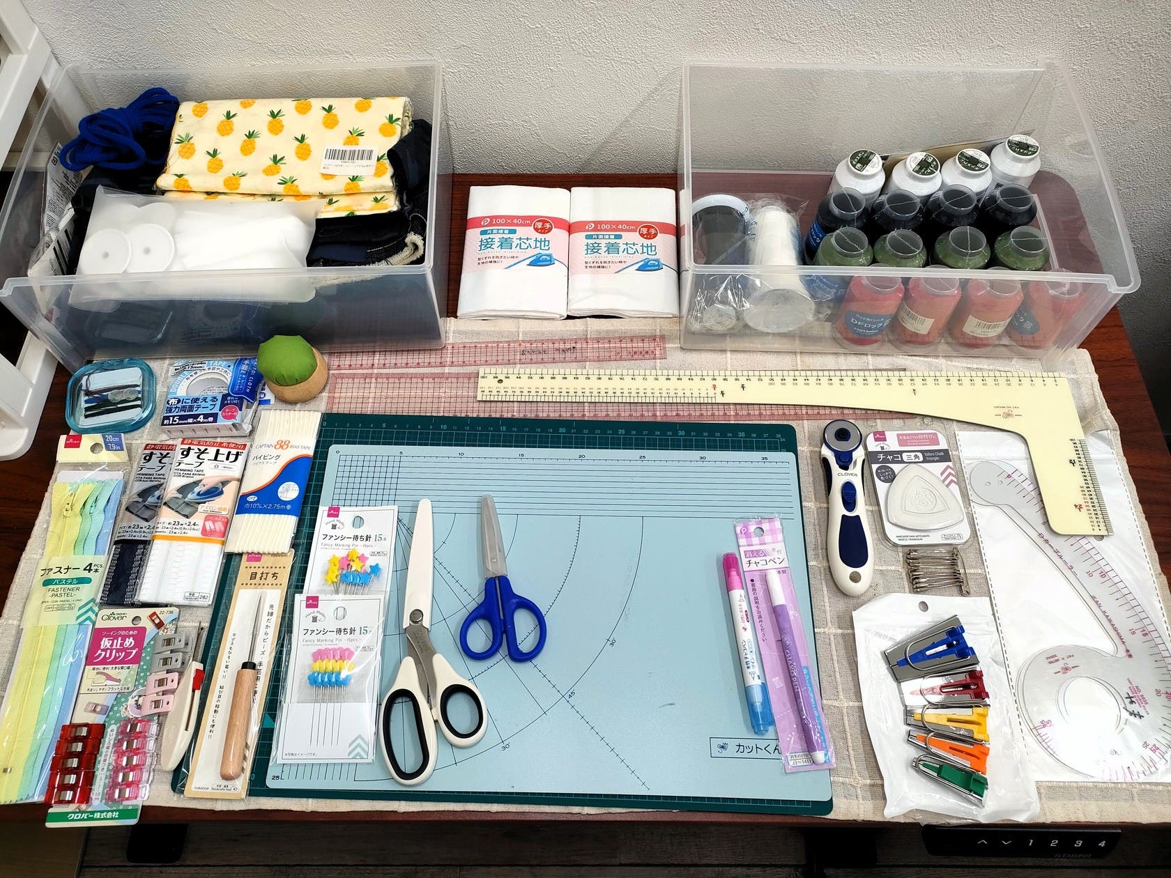 [のんびりミシン東陽町(江東)] ミシン部屋をレンタル！洋裁/裁縫/手芸/衣装制作/ミシン/アイロンの写真4