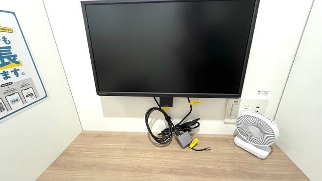 <ワークブース天神No.1>天神駅・赤坂駅徒歩5分!無料Wi-Fi・電源・モニターあり!テレワーク/面接/自習/作業場所の写真5