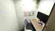 <ワークブース天神No.1>天神駅・赤坂駅徒歩5分!無料Wi-Fi・電源・モニターあり!テレワーク/面接/自習/作業場所の写真2