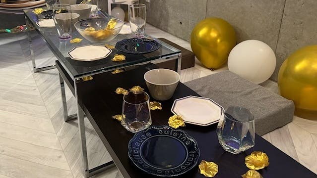 【SALE】青砥駅徒歩2分!おうちスペース🎊ハンモック、トランポリンで無重力体験!パーティー🥂推し会🎞️ママ会🧸テレワーク💻の写真3