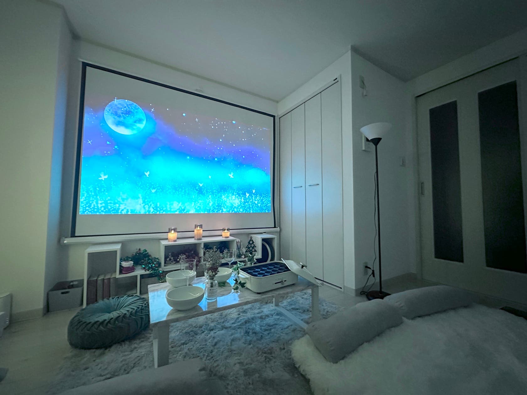 🏆オープン割🏆✨大画面でHulu/YouTube見放題🎉100㌅ﾌﾟﾛｼﾞｪｸﾀｰ無料🤍完全個室のﾌﾟﾗｲﾍﾞｰﾄ空間🎂の写真11