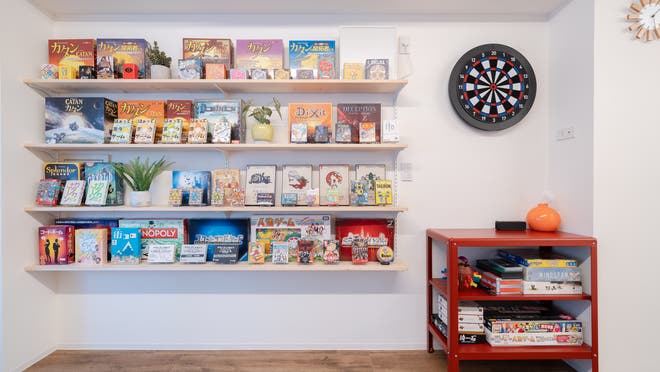 ボドゲ秋葉原7号店🌟ボードゲーム85種類🎲ダーツ🎯プロジェクター📽️大画面TV📺光回線の写真13