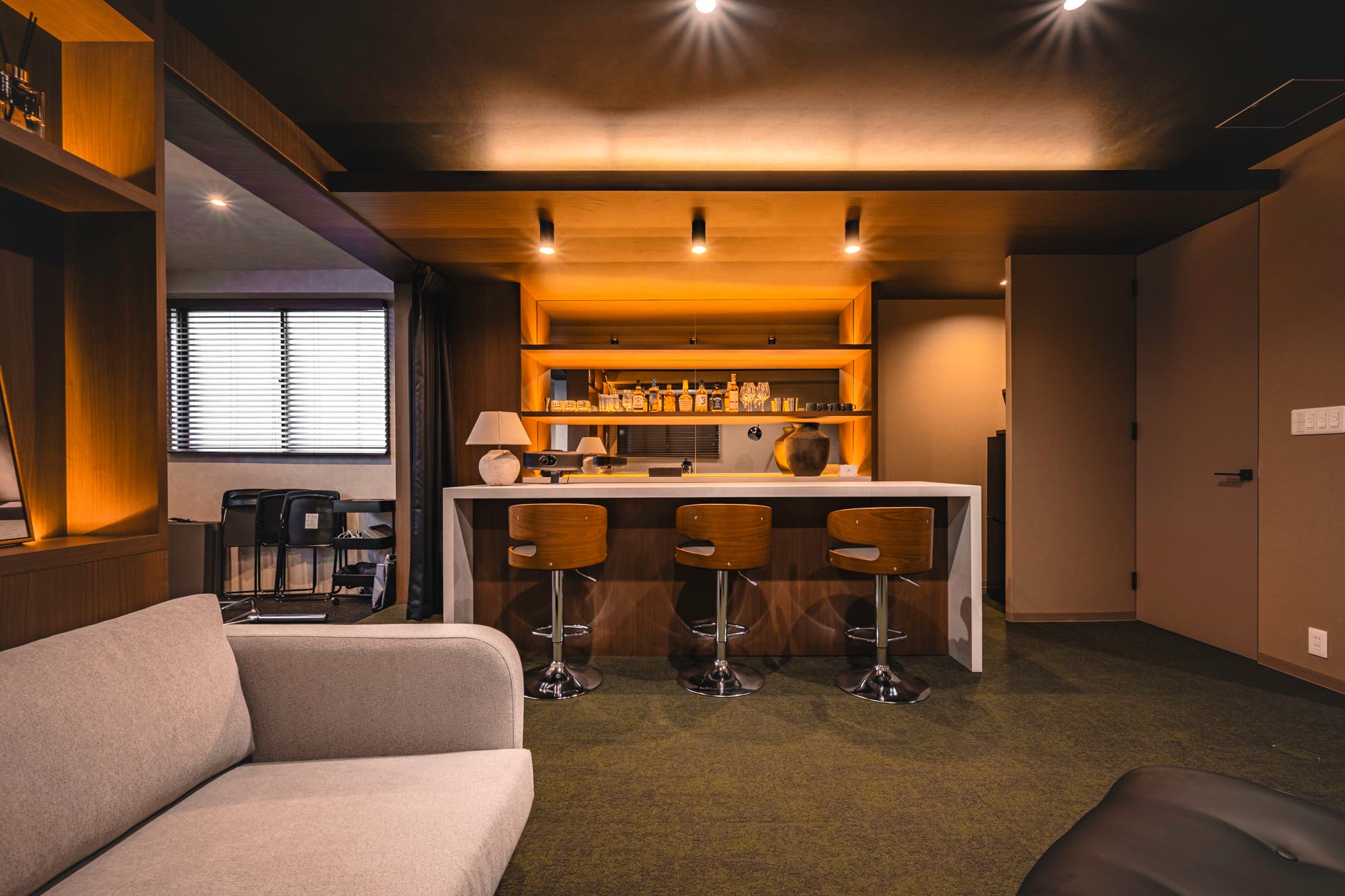 スペモ🥃クリスマス🎄住吉駅1分🚶ビジネス💻️映画鑑賞✨プロジェクター🍷バーカウンター🍺397_SpemoGYMの写真5