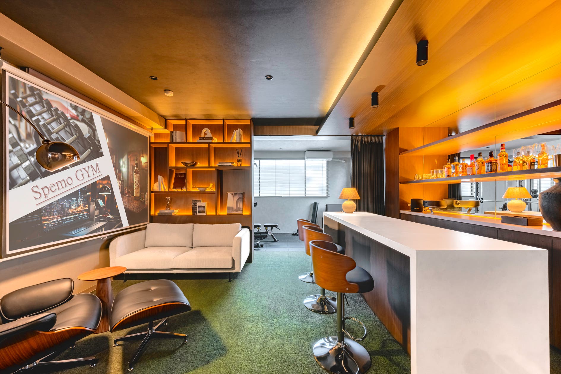 スペモ🥃クリスマス🎄住吉駅1分🚶ビジネス💻️映画鑑賞✨プロジェクター🍷バーカウンター🍺397_SpemoGYMの写真6