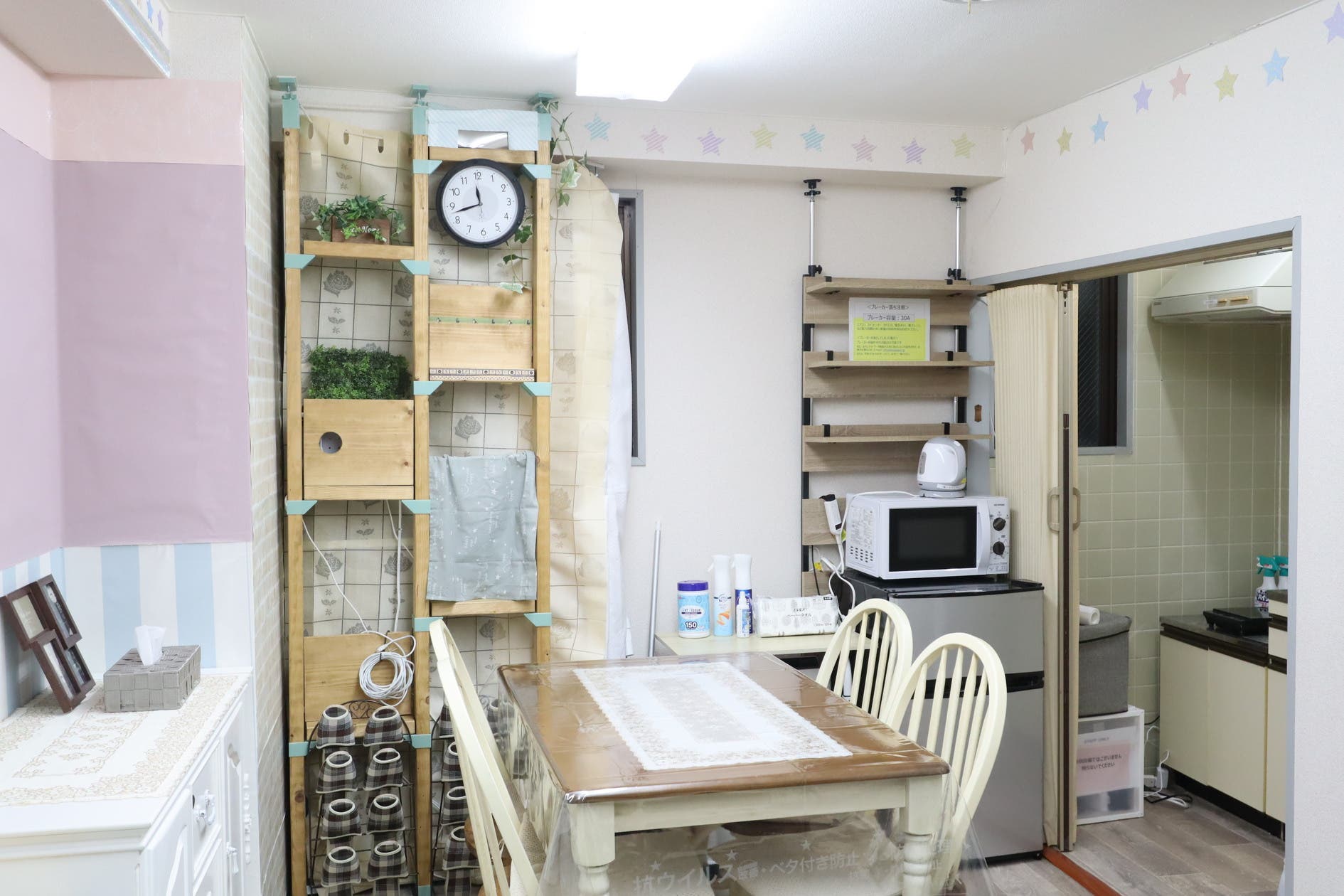 🎀フェミニンな雰囲気のキラキラ女子部屋✨🍷Ｘ’mas/女子会/誕生会/📷撮影向き★大型TV/カードゲームの写真7