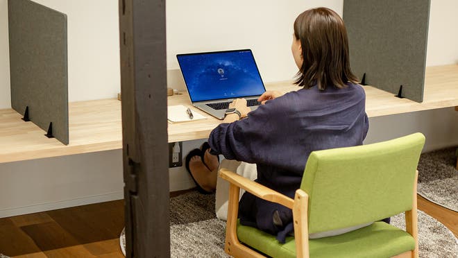 まるで秘密基地#A テレワーク等に便利で座椅子で寛げる落ち着いた空間の写真6